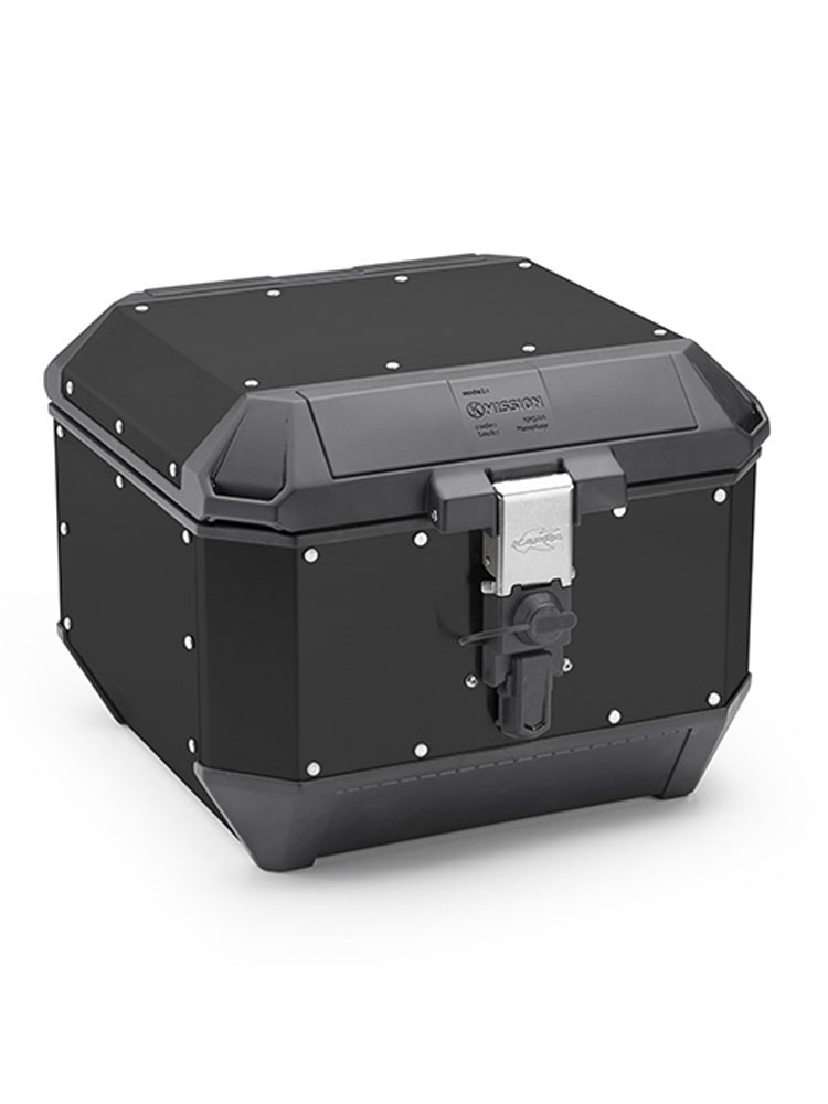 Aluminium top-case Kappa K'Mission [capacity: 44 ltr] Black 44 | TOP ...