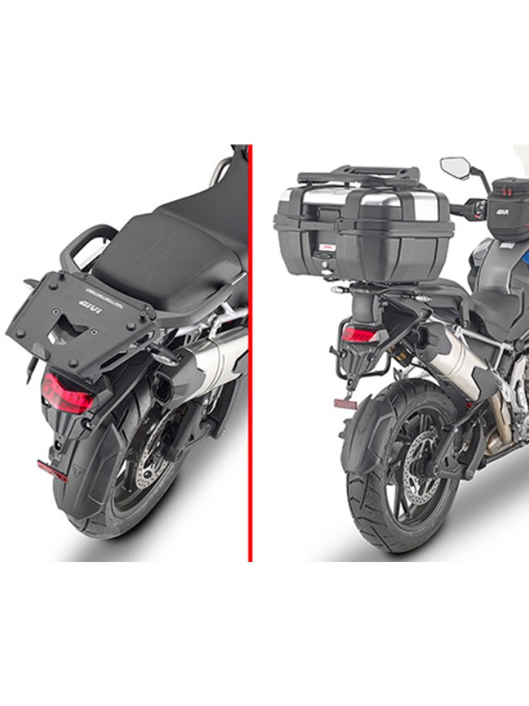 Specific Givi rear rack for Monokey® top case Triumph Tiger 1200 GT ...
