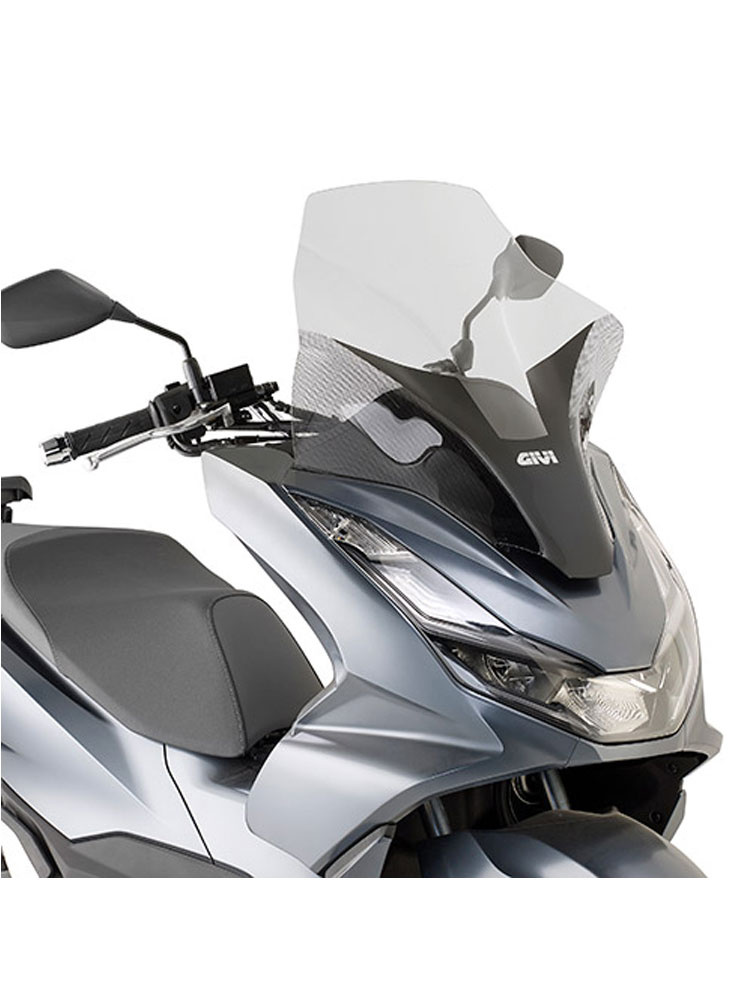 Specific Givi screen for Honda PCX 125 (21-) transparent [to be mounted ...