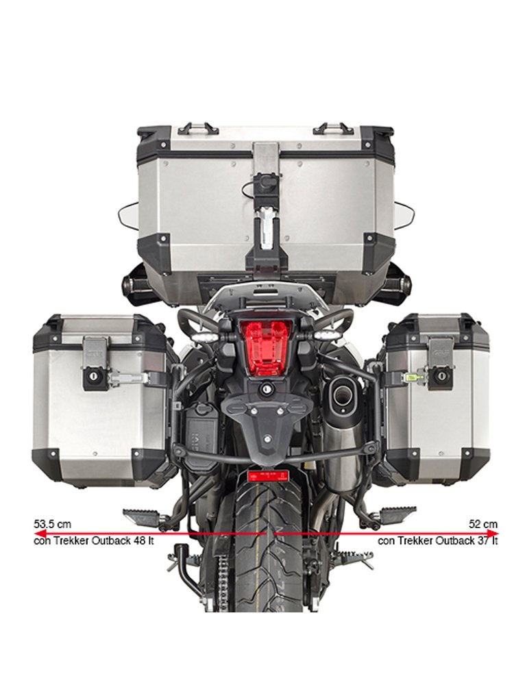 Stelaż GIVI pod kufry boczne Trekker Outback Monokey® CAM-SIDE Triumph Tiger 800 XC/ XCx/ XCa ...