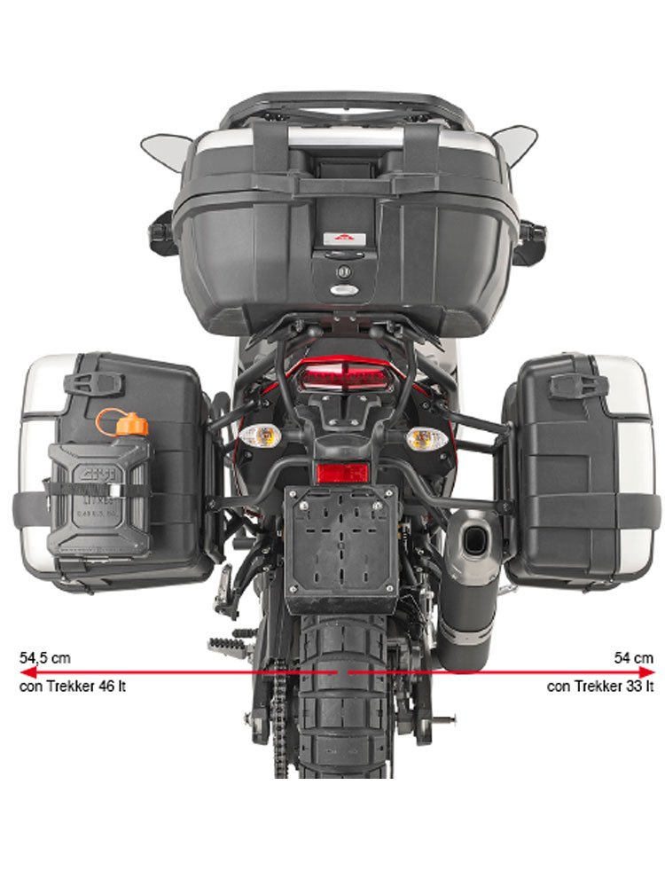 Stelaż Givi PL One-Fit pod kufry boczne Monokey® do Yamahy Ténéré 700 (19-)/ Ténéré 700 World ...